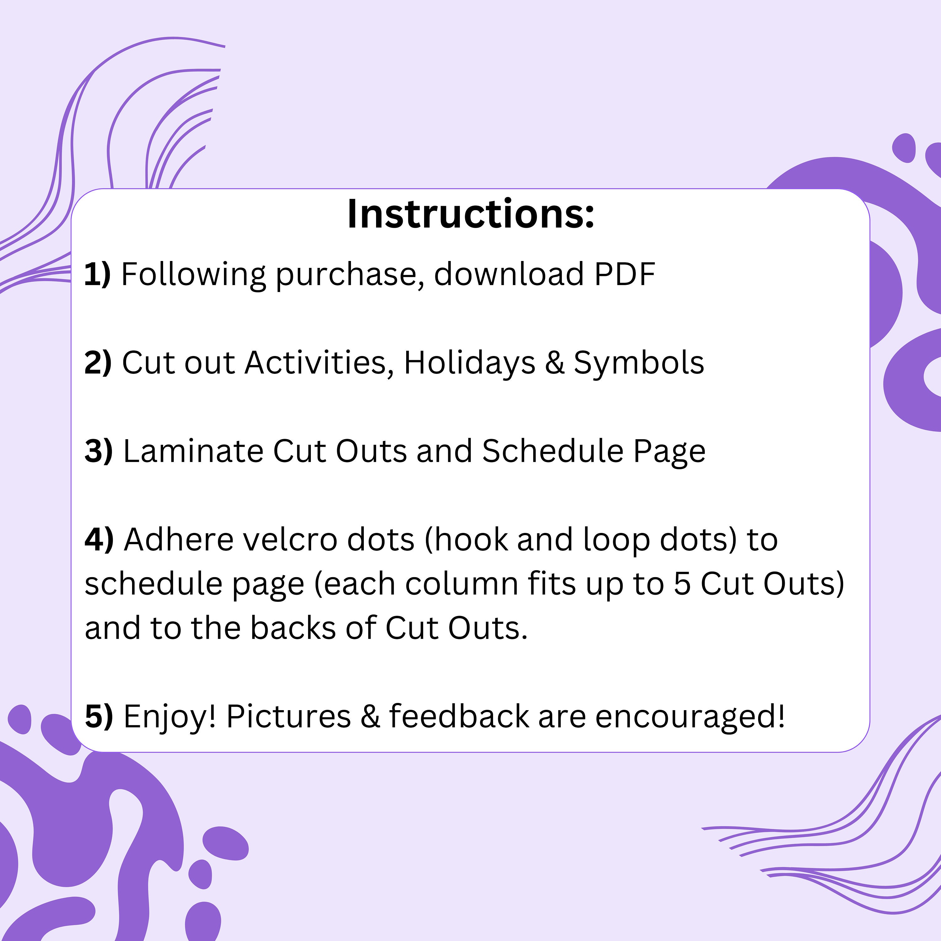 Kids Weekly Schedule | Interactive Schedule | Responsibilities ...