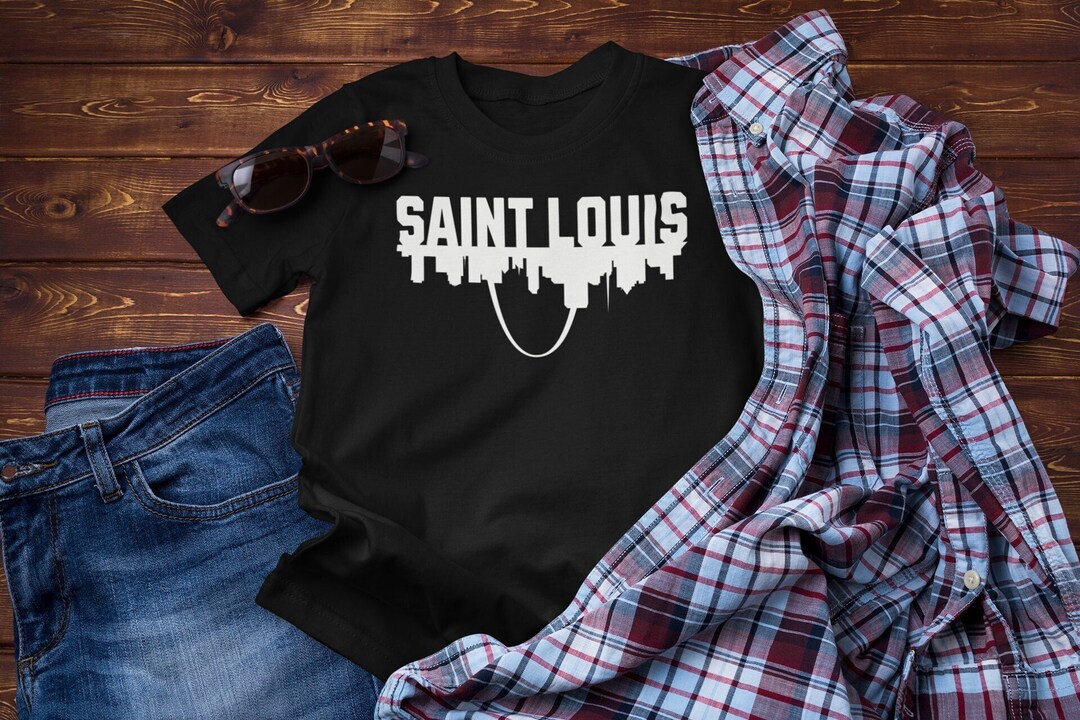 Saint Louis Skyline Drip T-shirt, Saint Louis Shirt, Drip Shirt, Gift ...