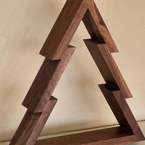 Walnut Decorative Christmas Trees - Etsy
