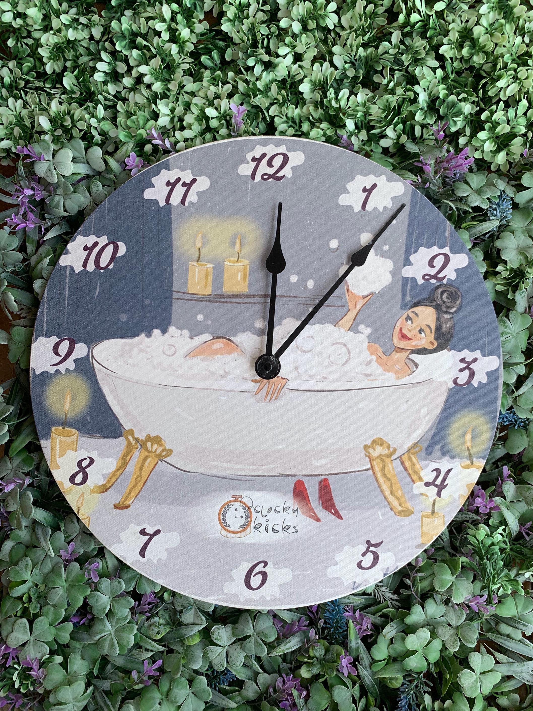 Bubbles and Bliss Clock - Etsy