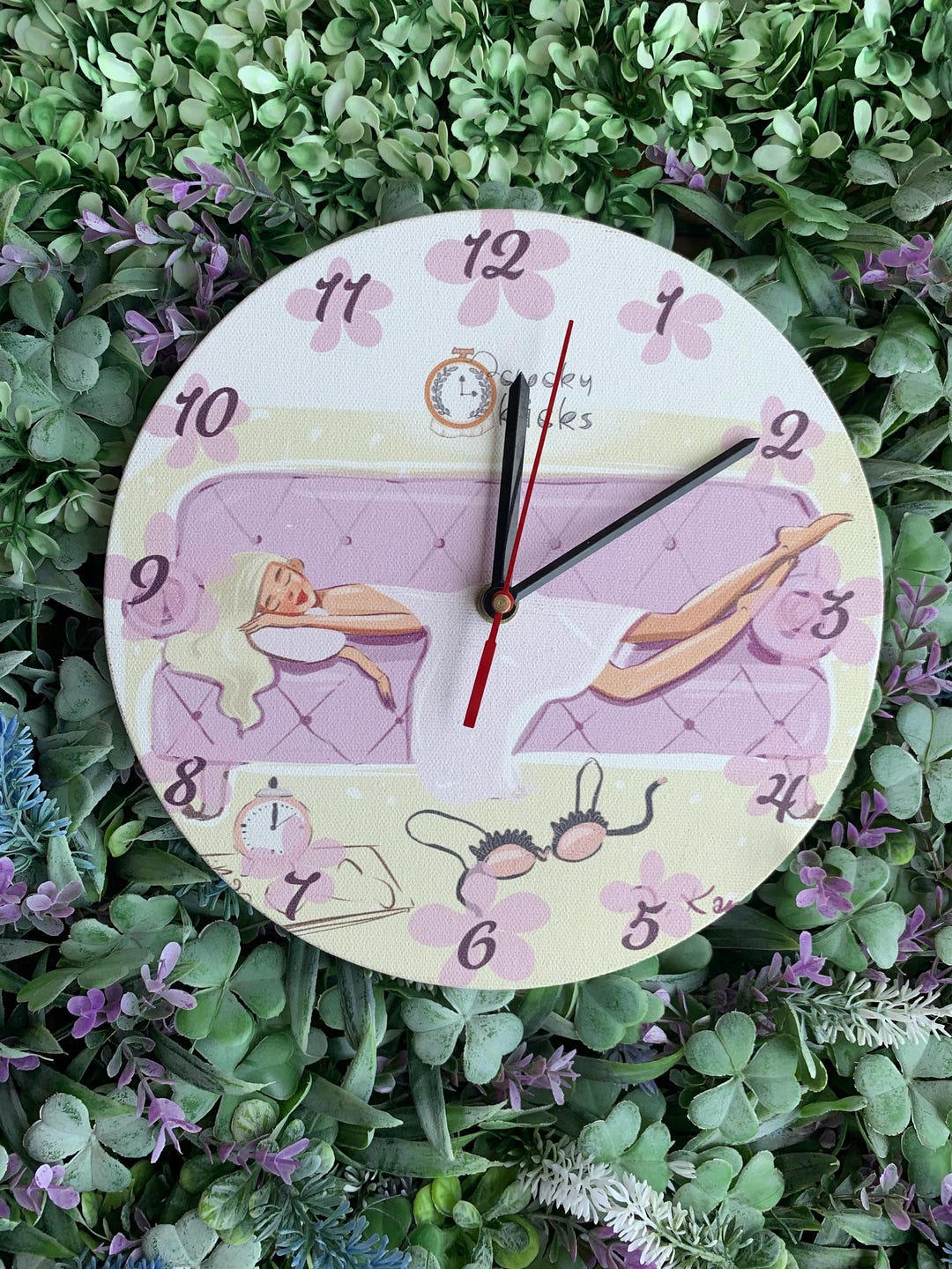 Calm Corner Clock - Etsy
