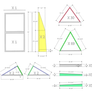 GD18 Geodesic Domes Plans 16ft (imperial Measurements) - Etsy