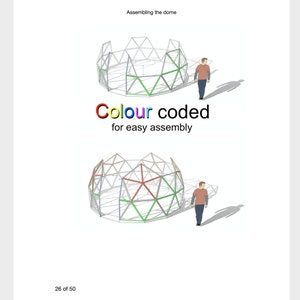 GD18 Geodesic Domes Plans 16ft (imperial Measurements) - Etsy