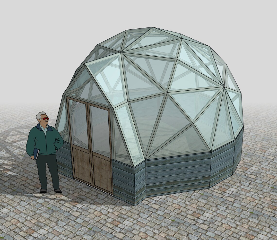 4M Diameter Unity Dome Plans (big Door) - Etsy