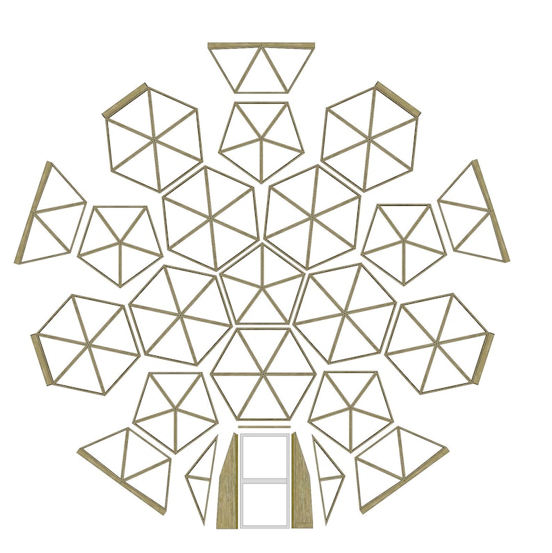 GD18 Geodesic Dome Sketchup Model - Etsy