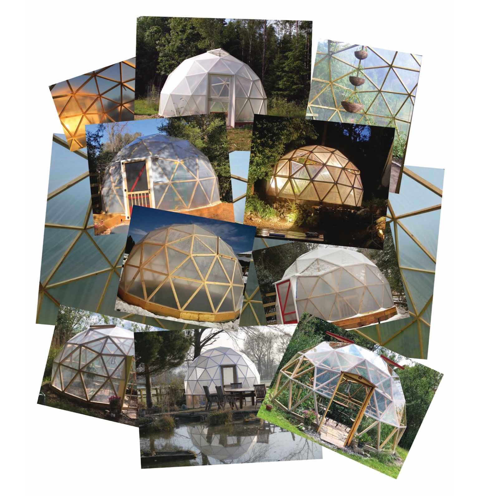 GD18 Geodesic Domes Plans 16ft (imperial Measurements) - Etsy