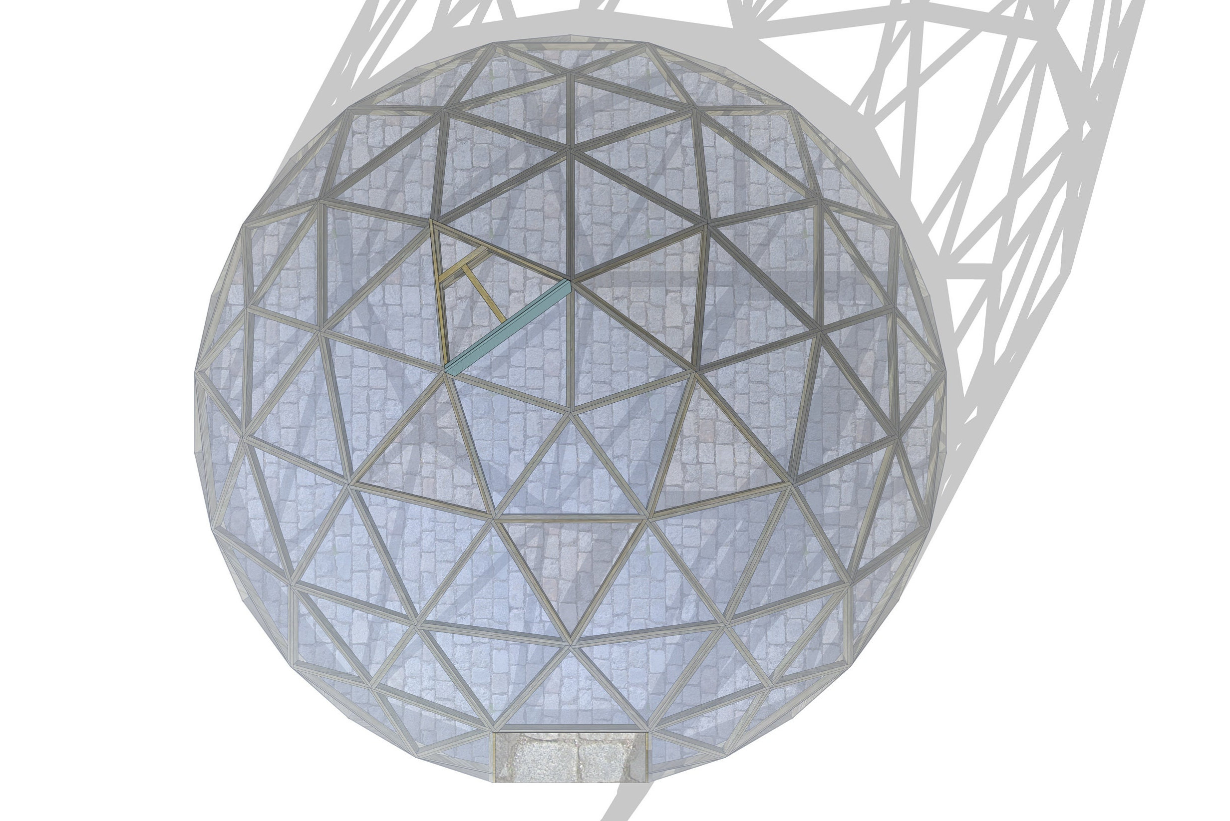 GD18 Geodesic Dome Sketchup Model - Etsy