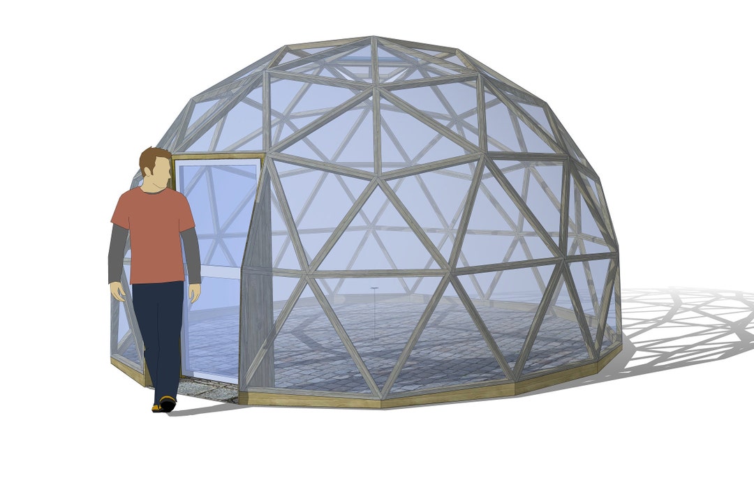GD18 Geodesic Dome Sketchup Model - Etsy