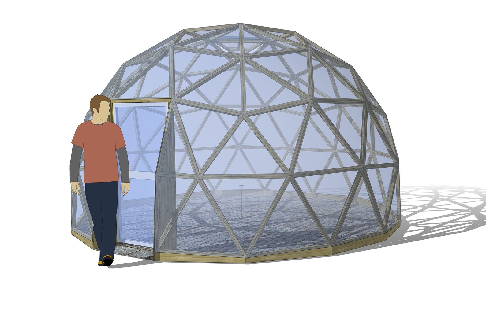 GD18 Geodesic Dome Sketchup Model - Etsy