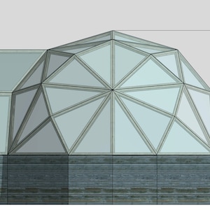 4M Diameter Unity Dome Plans (big Door) - Etsy