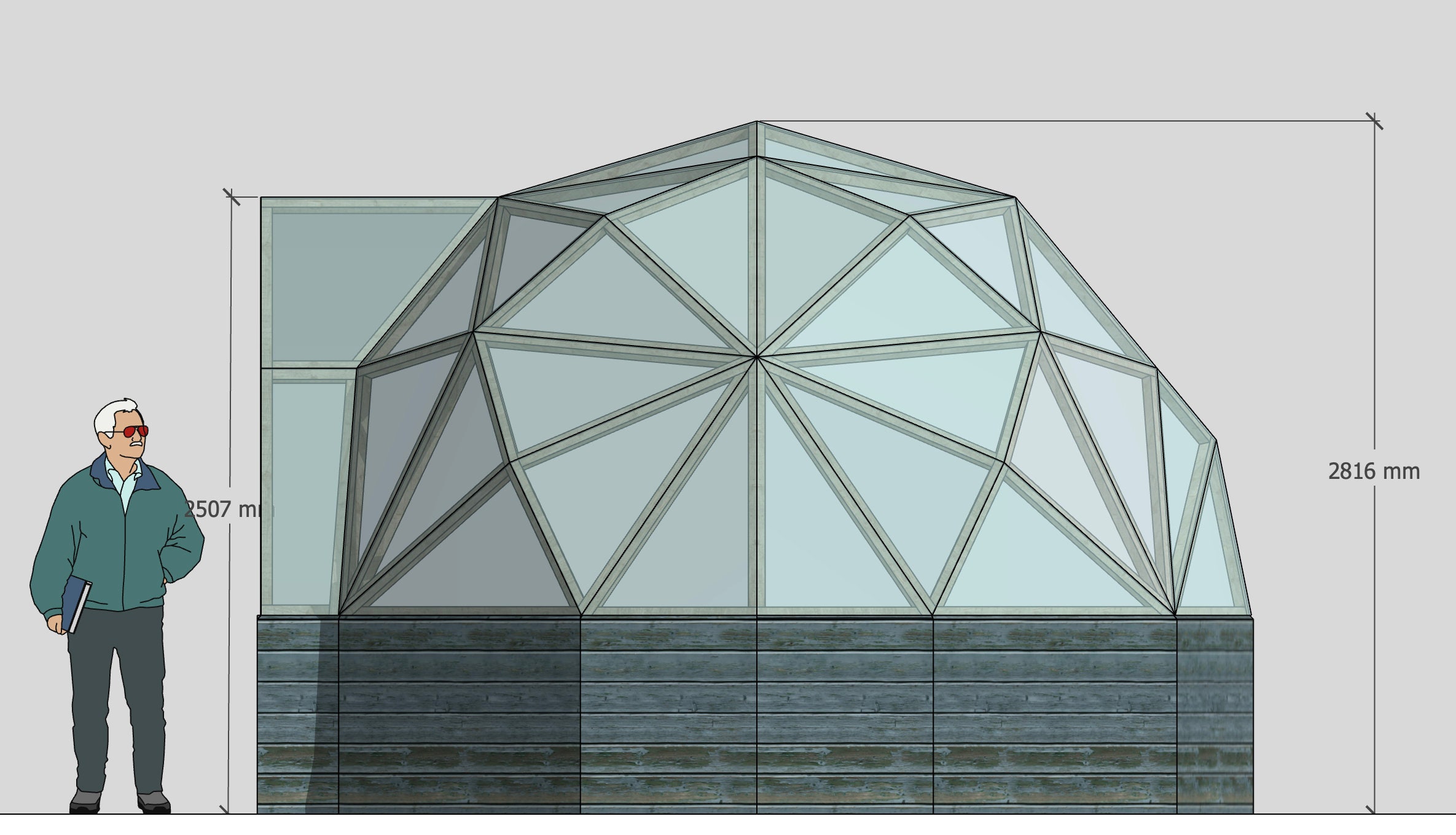 4M Diameter Unity Dome Plans (big Door) - Etsy
