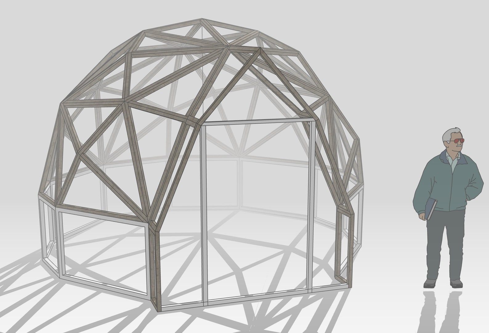 4M Diameter Unity Dome Plans (big Door) - Etsy