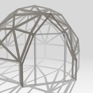 4M Diameter Unity Dome Plans (big Door) - Etsy
