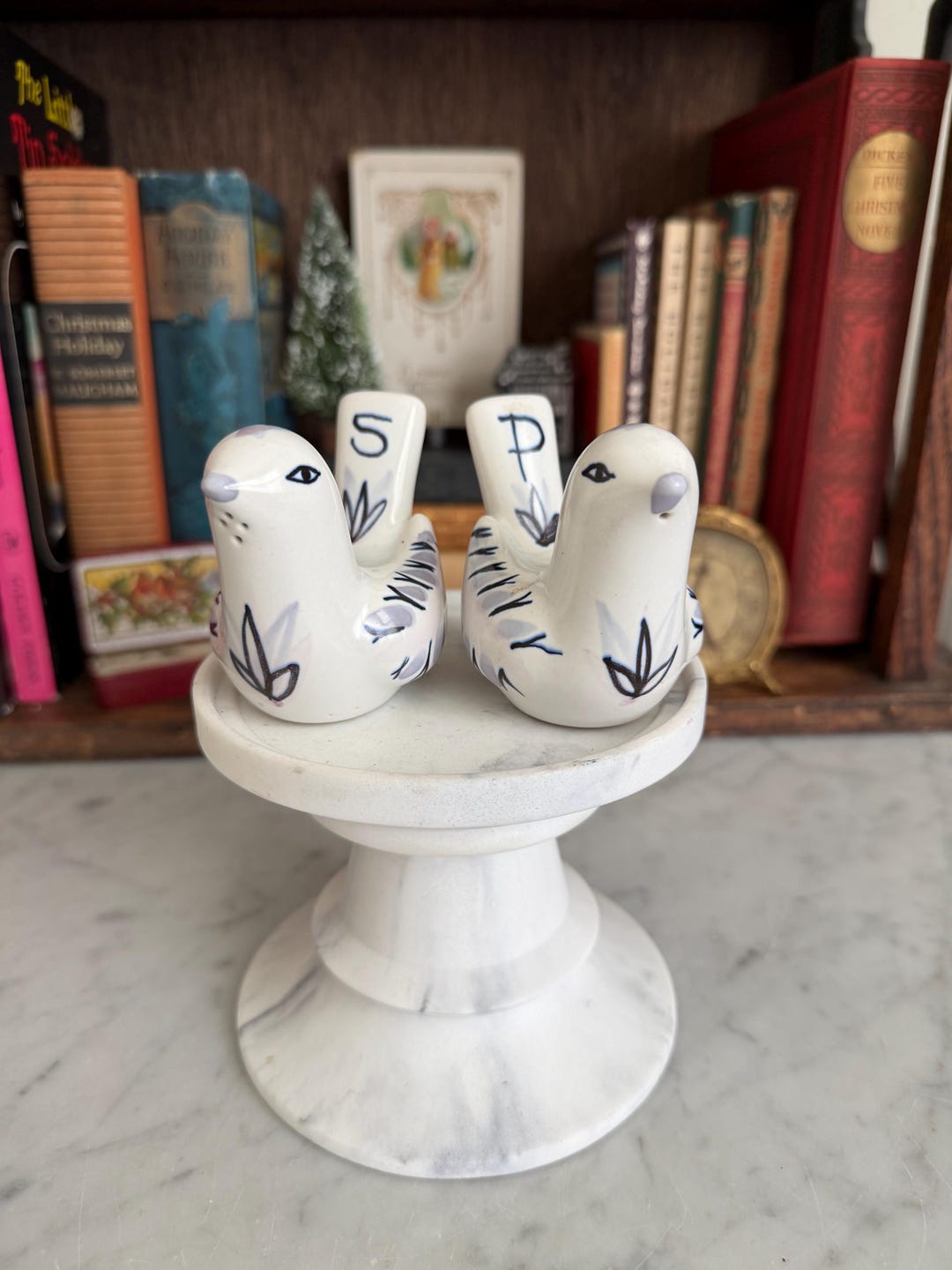 Vintage Denmark Dove Salt and Pepper Shakers: Hand-painted Scandinavian ...