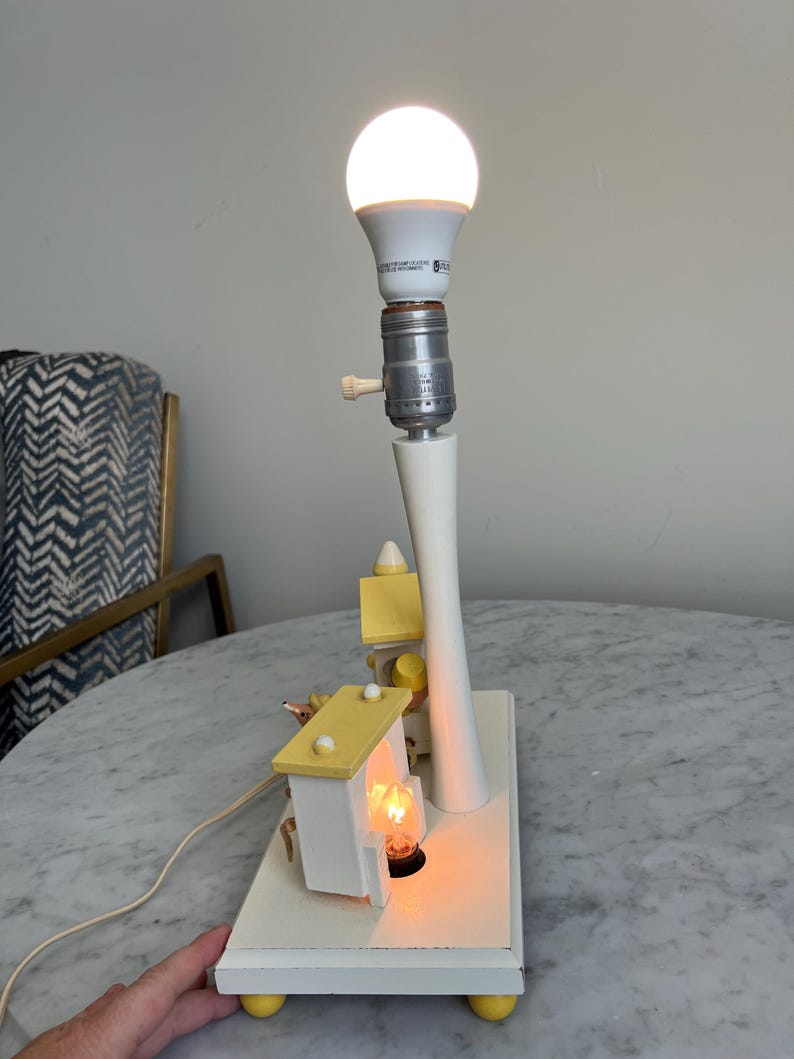 Vintage Mid-century BG Nursery Room Lullaby Lamp - Etsy