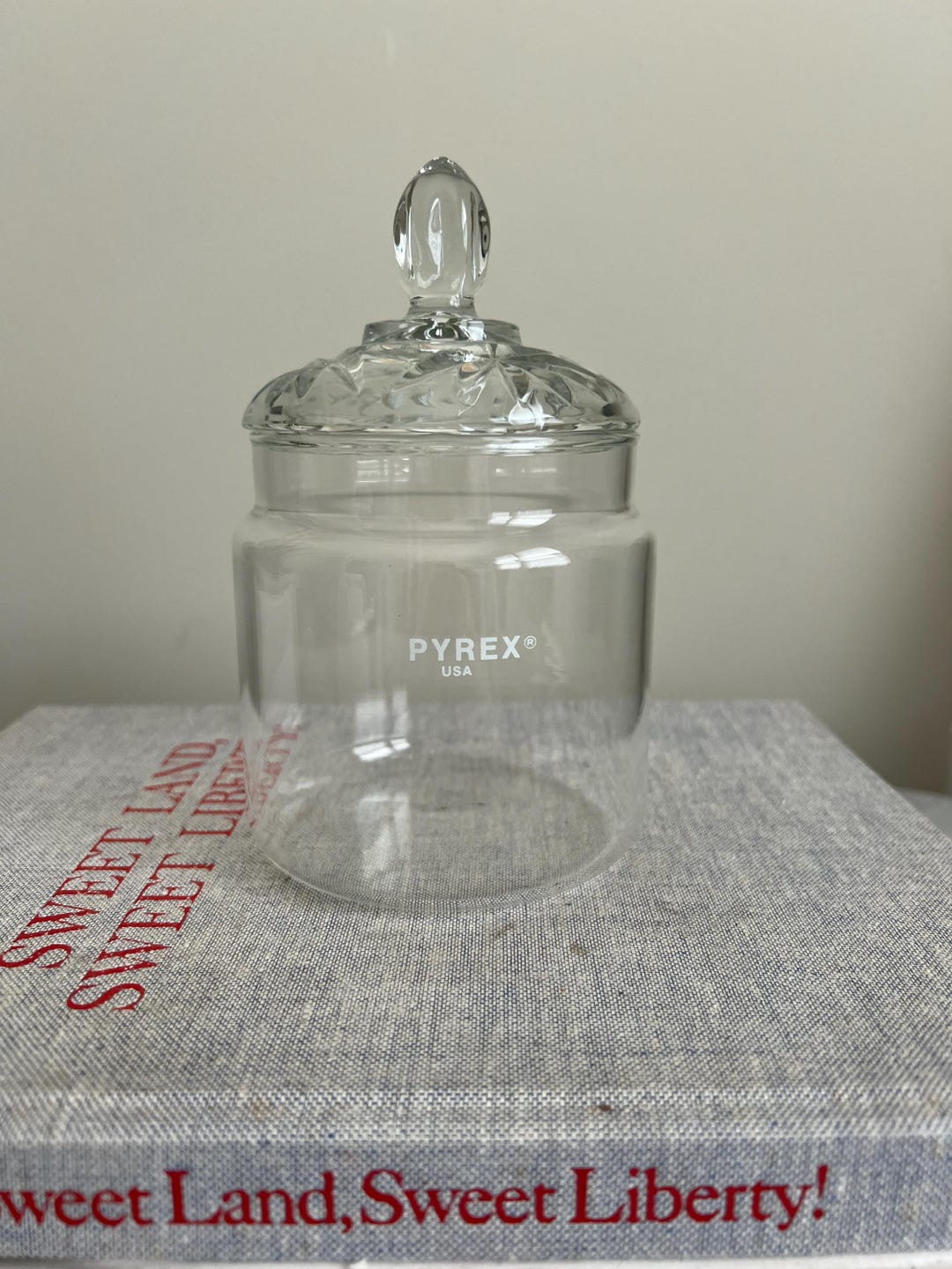 Vintage Pyrex Apothecary Jar - Etsy