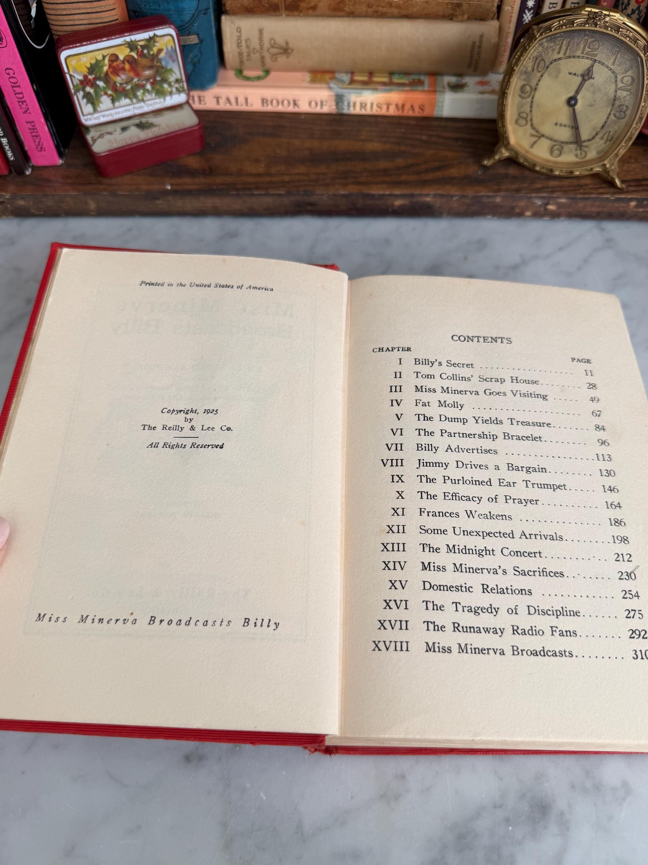 1925 Miss Minerva Broadcasts Billy by Emma Speed Sampson – Illustrated ...
