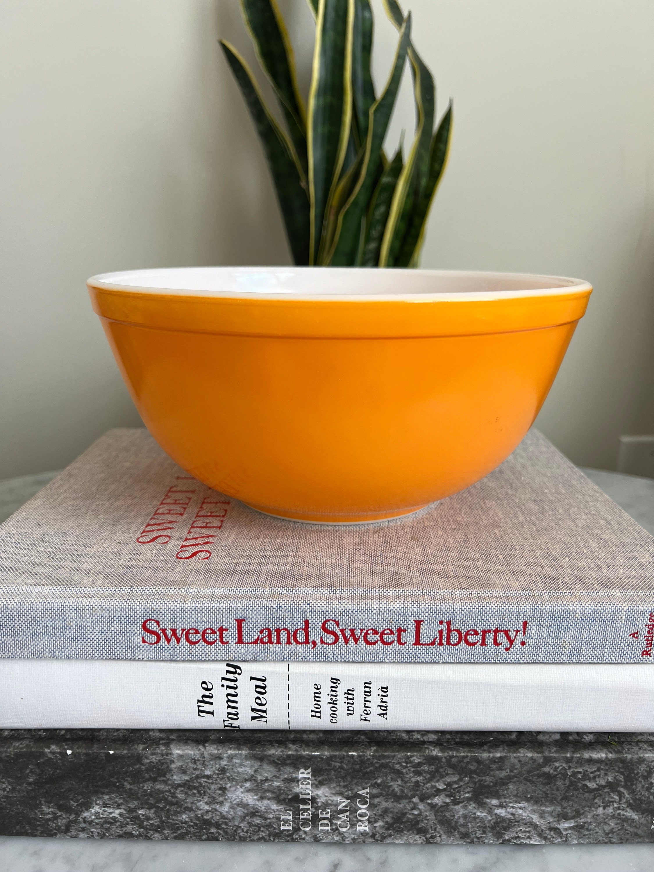 Set of 3 PYREX Daisy Citrus Mixing Bowls Vintage Pyrex Mixing Bowl Set ...