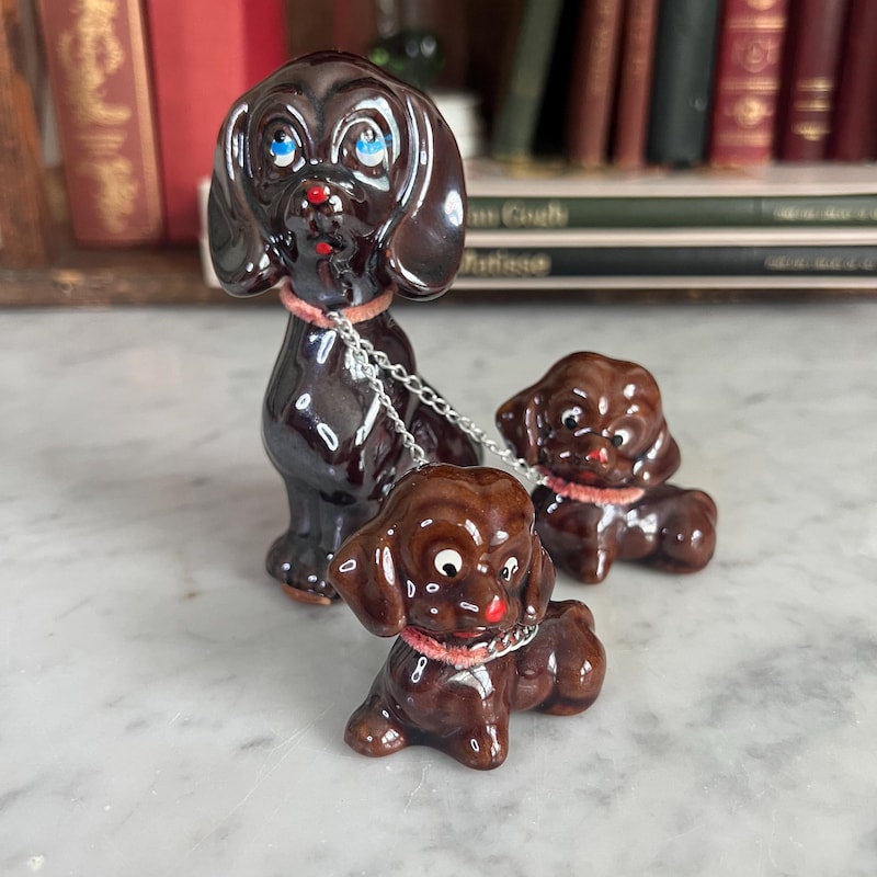 Kitsch Dog Figurine - Etsy