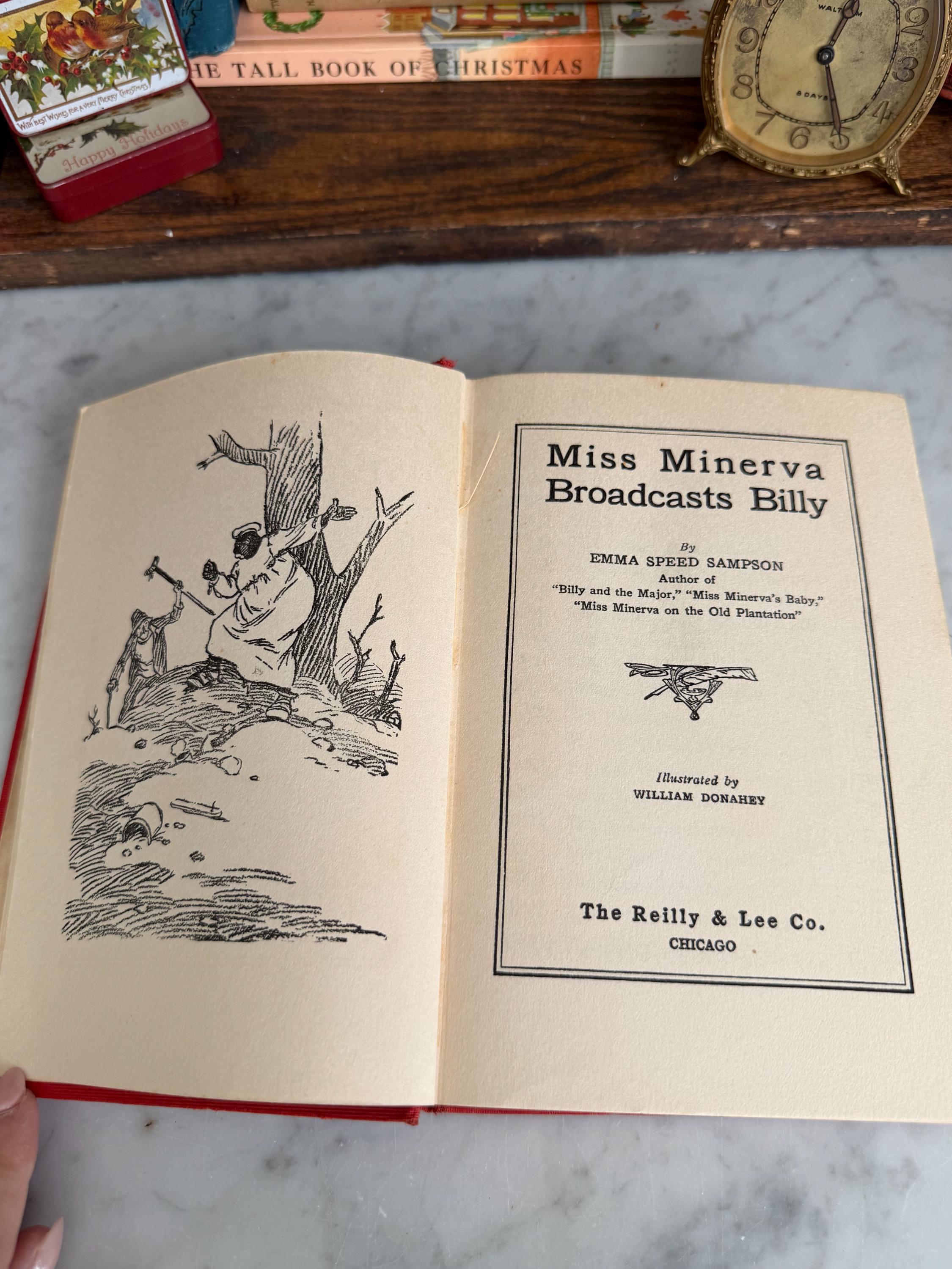 1925 Miss Minerva Broadcasts Billy by Emma Speed Sampson – Illustrated ...