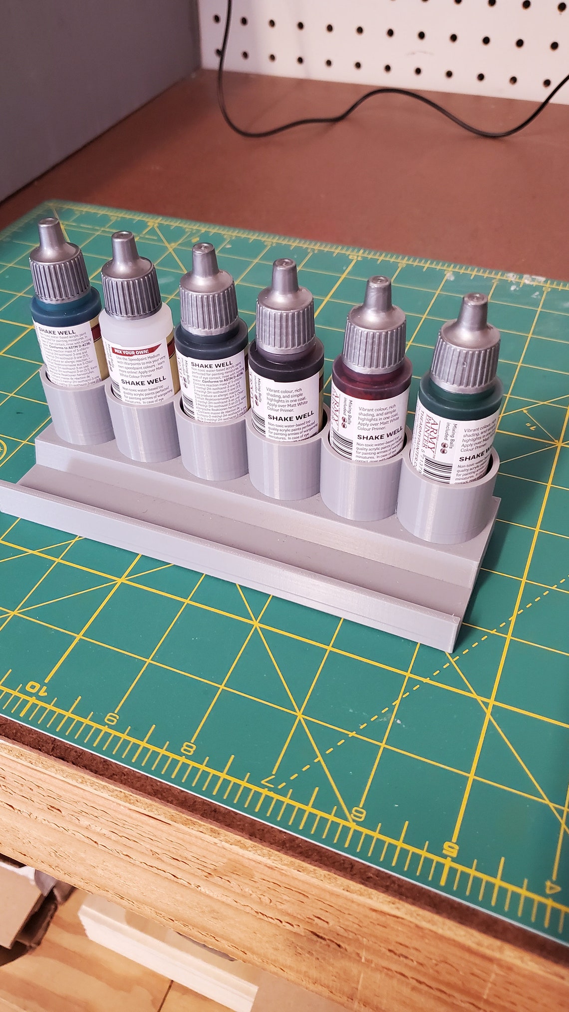 Miniature Paint Rack System Rack 6 With Tool Tray - Etsy