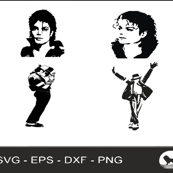 Michael Jackson Svg - Etsy
