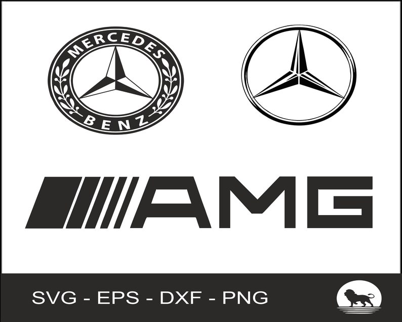 Mercedes SVG Logo Svg Download Digital Digital SVG Png Svg - Etsy
