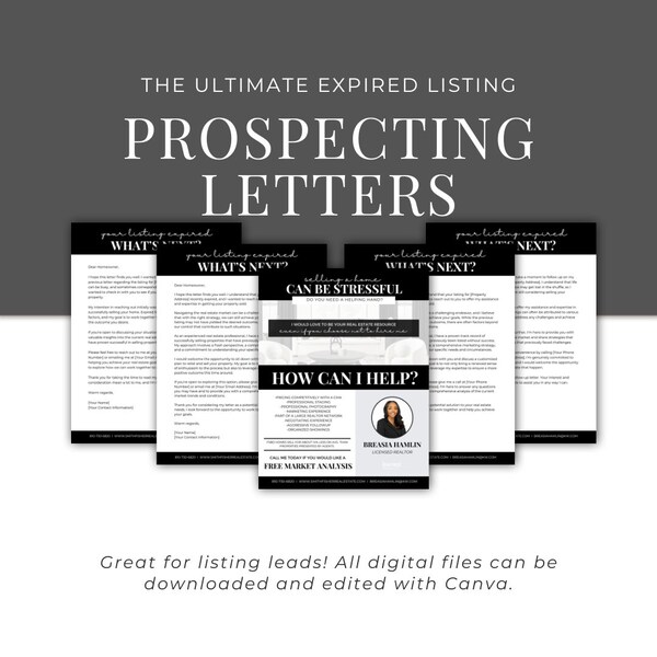 Real Estate Expired Listing Letters - Etsy