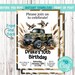 Duck Hunting Birthday Invitation: Camo Truck, Outdoorsmen Party ...