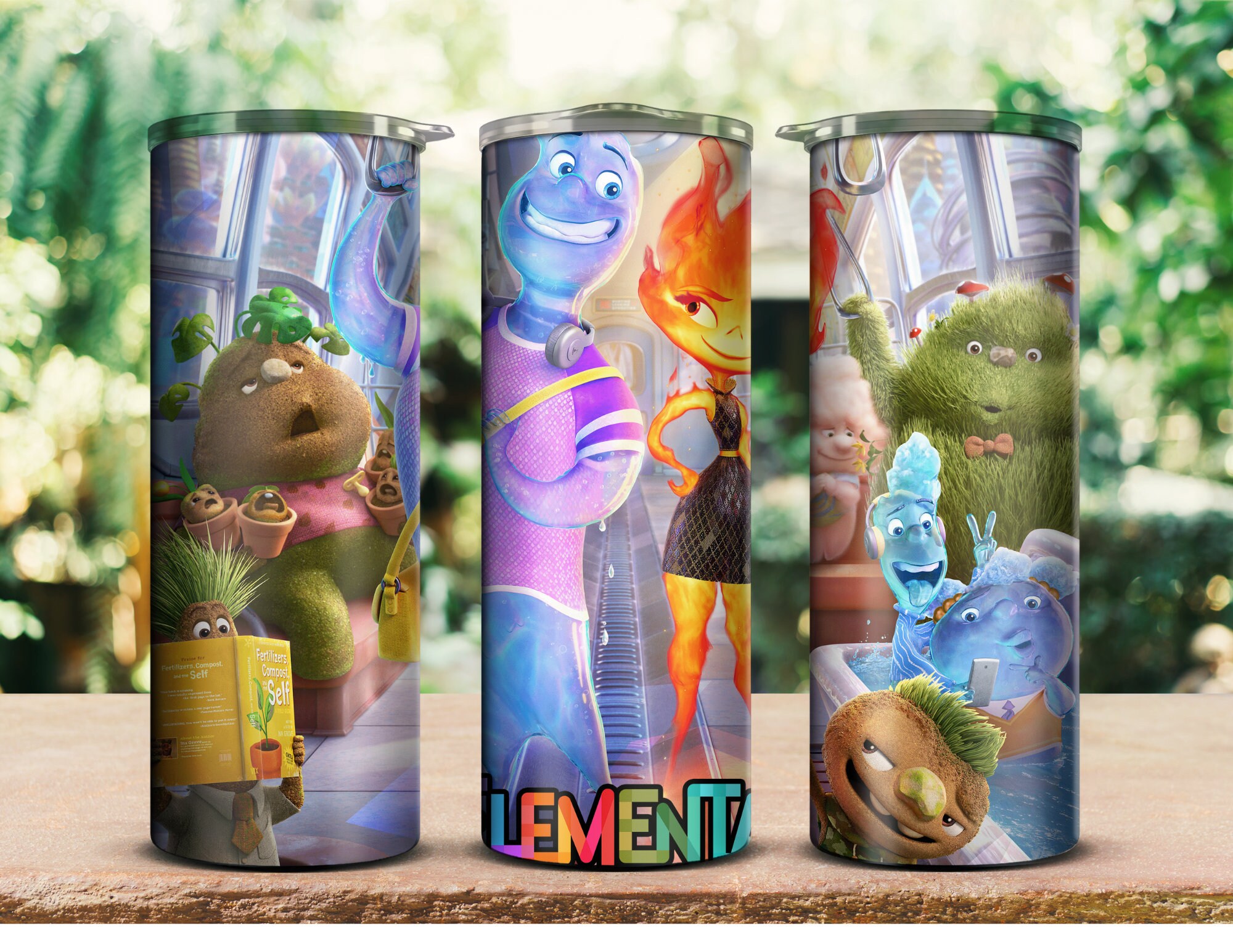 20 0z Skinny Elemental Tumbler Bundle, Elemental Tumbler Wrap ...