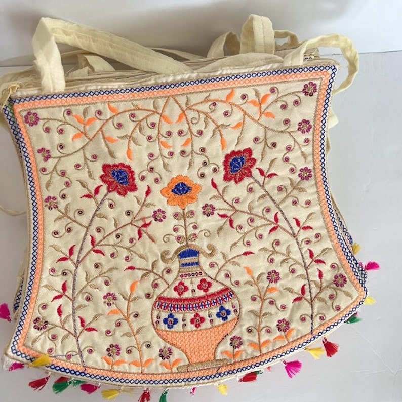 Hand Embroidered Tote/ Shuolder/ Weekend/ Ethnic/rajasthani/ - Etsy