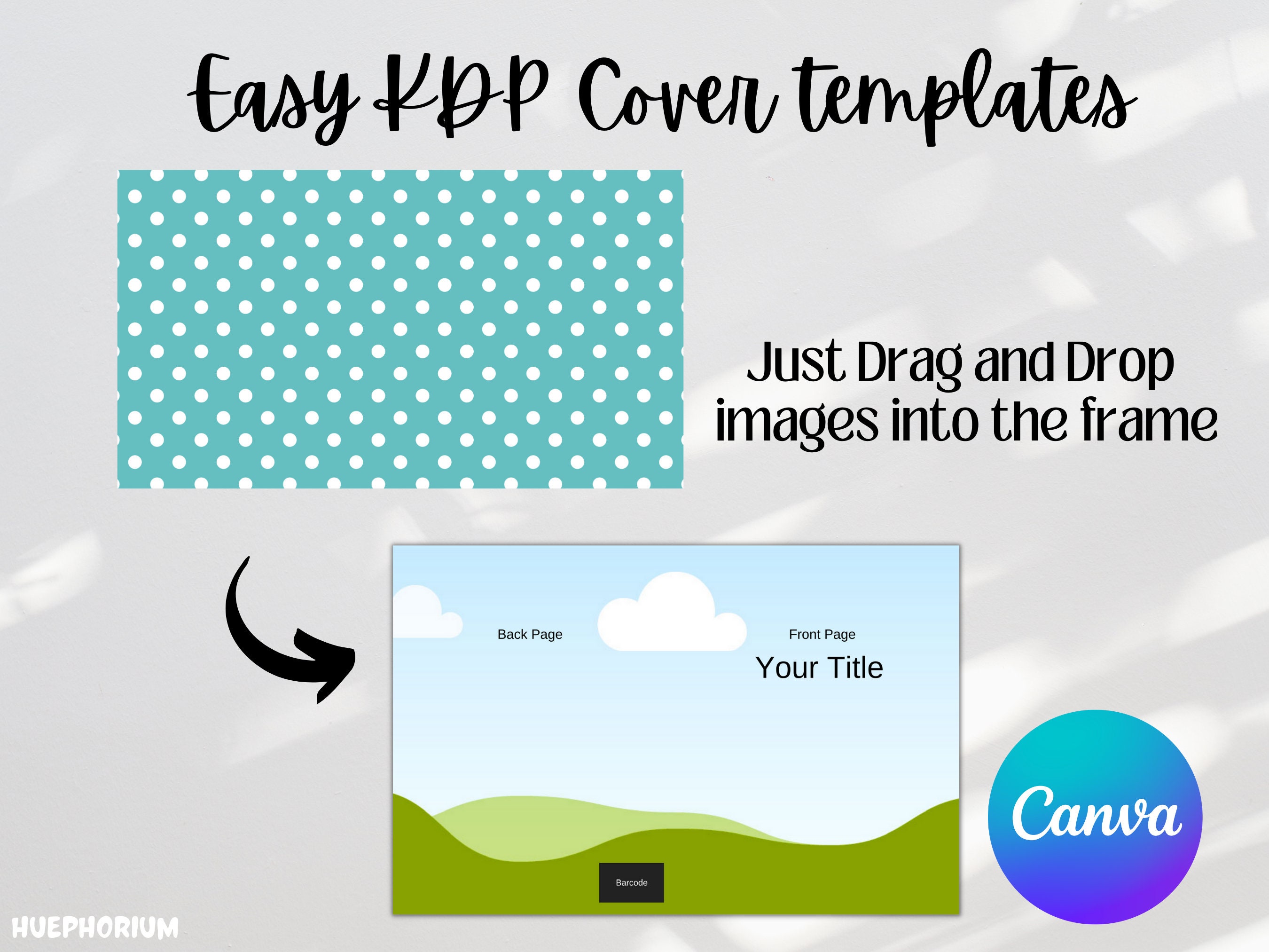 KDP Journal Covers Canva Template 8.5x11 Bundle Notebook Covers | Drag ...