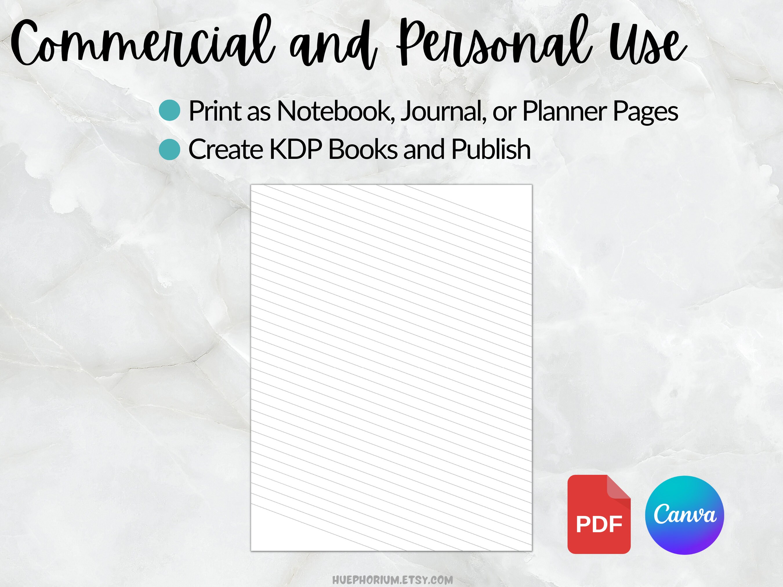 KDP Interior Template Canva Slant Paper for Lefty Quality Checked ...