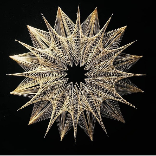 Abstract String Art - Etsy