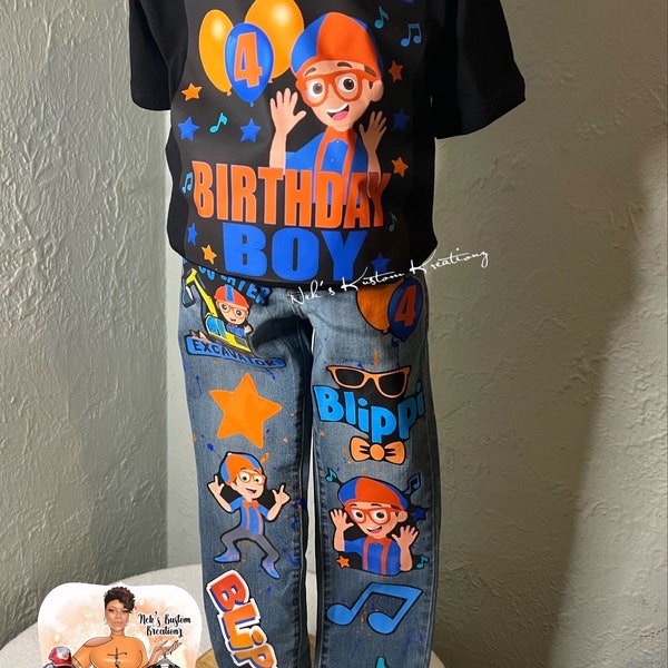 Blippi Customize Outfit - Etsy