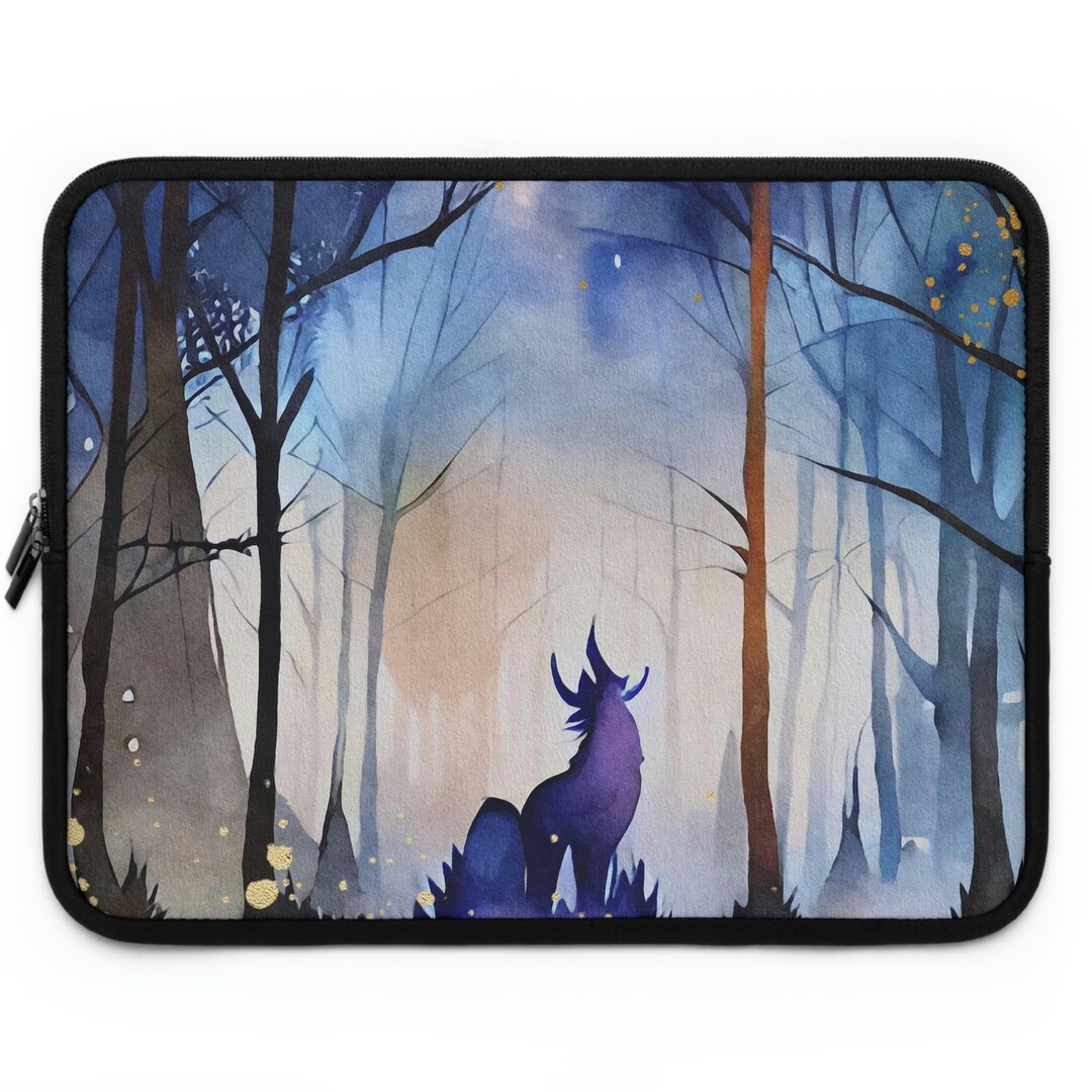 Mystic Woods Device Sleeve/woodland Beast Enchanted Forest Zippered ...