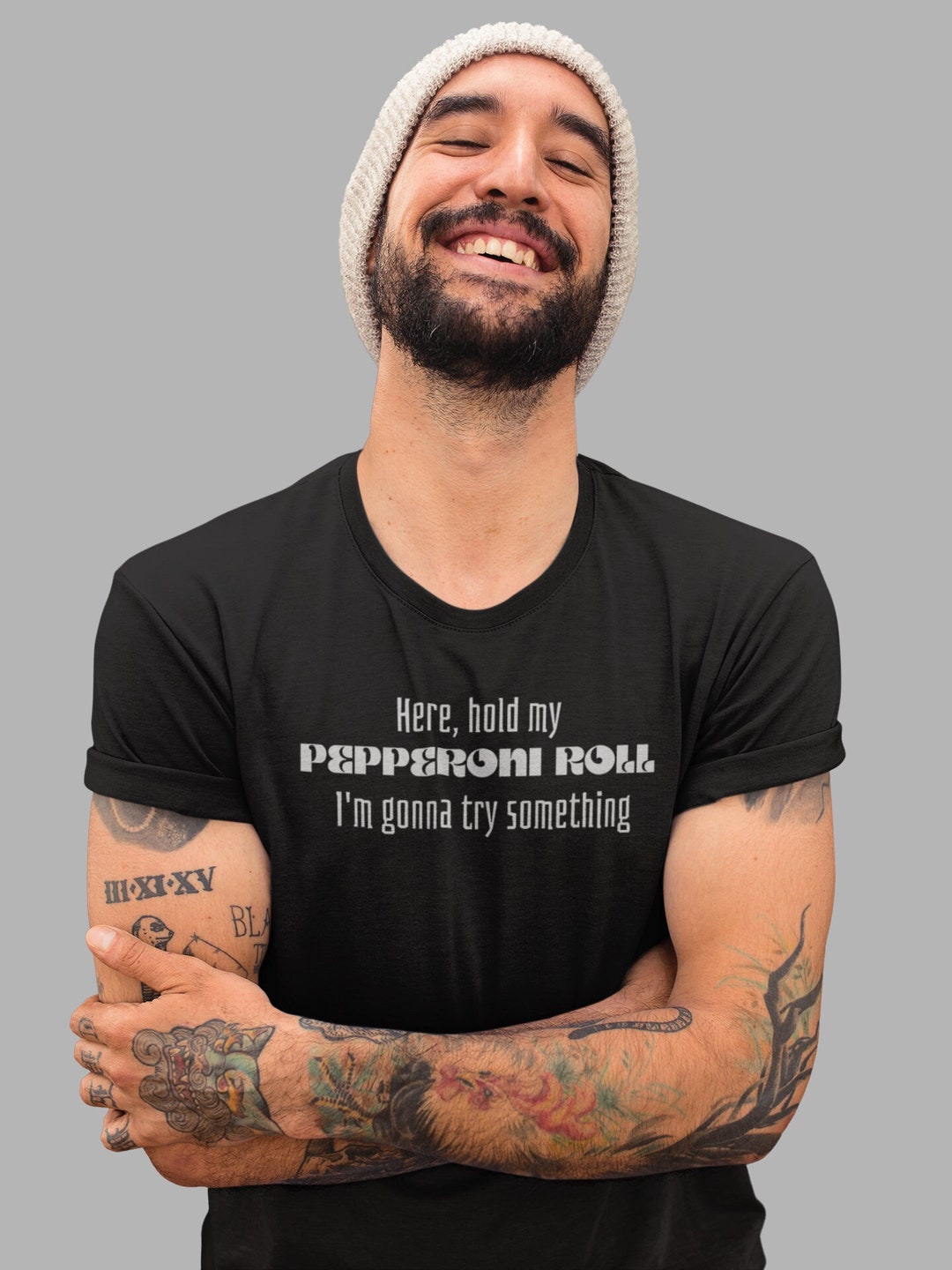 Pepperoni Roll T-shirt/hold My Pepperoni Roll, Gonna Try Something ...