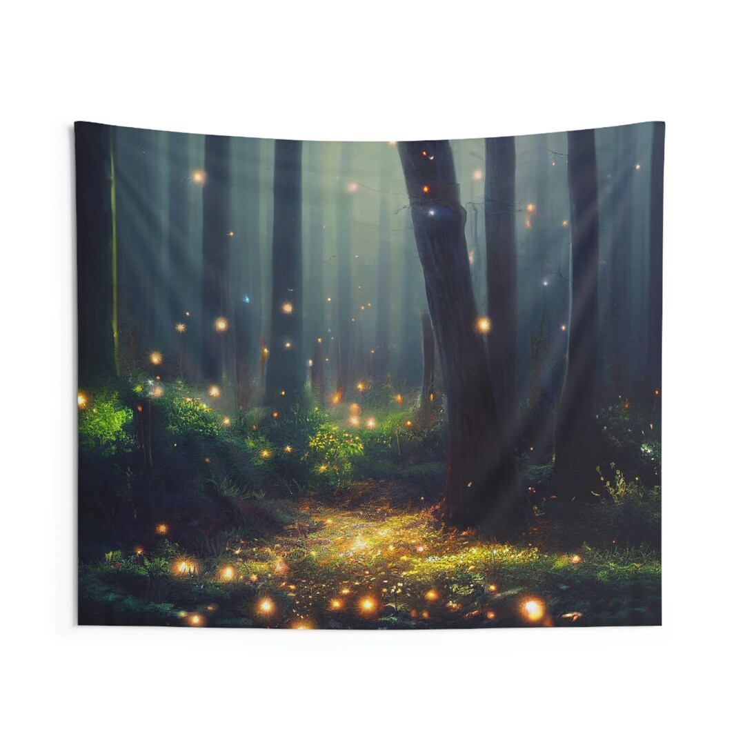 The Fairy Enchanted Forest Wall Tapestry - Etsy