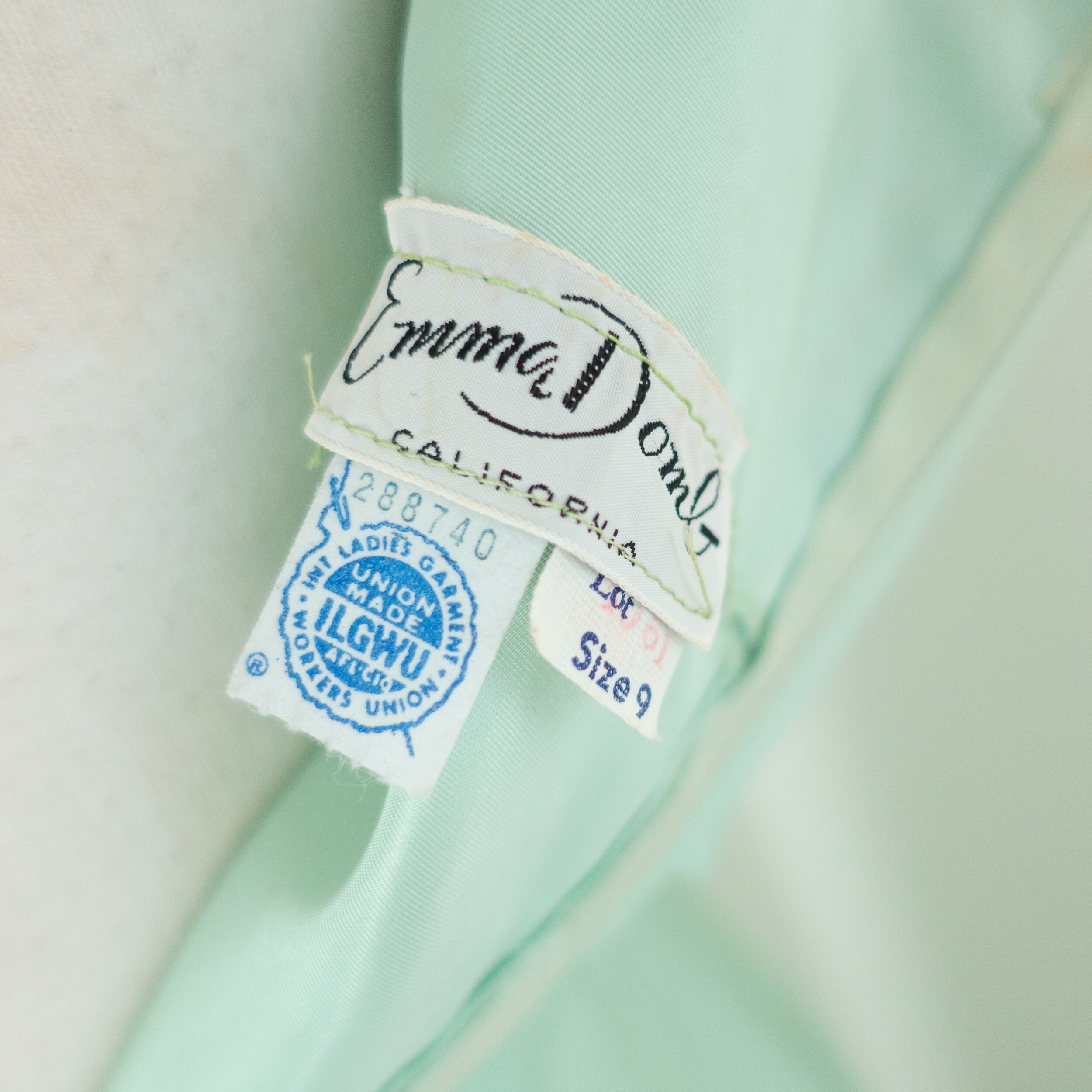 1960s Emma Domb ILGWU Label Mint Green Vintage Maxi Dress - Etsy