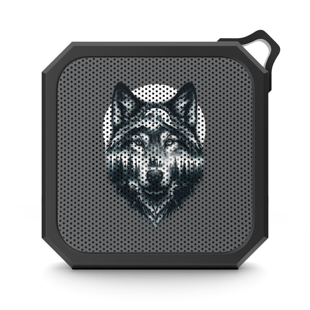 Grey Wolf Bluetooth Speaker - Etsy