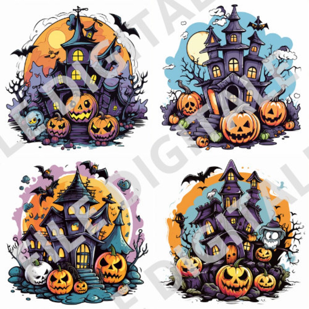 Halloween Clipart Pack Cute Halloween Clipart Pumpkins - Etsy UK