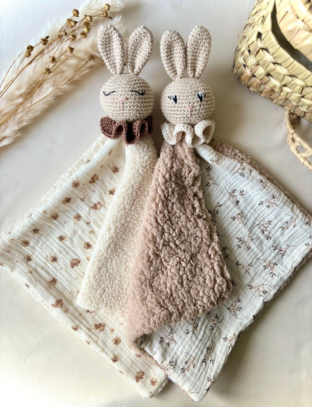 Personalized Cuddly Toy Rabbit Lison Crochet Personalized Cuddly Toy ...