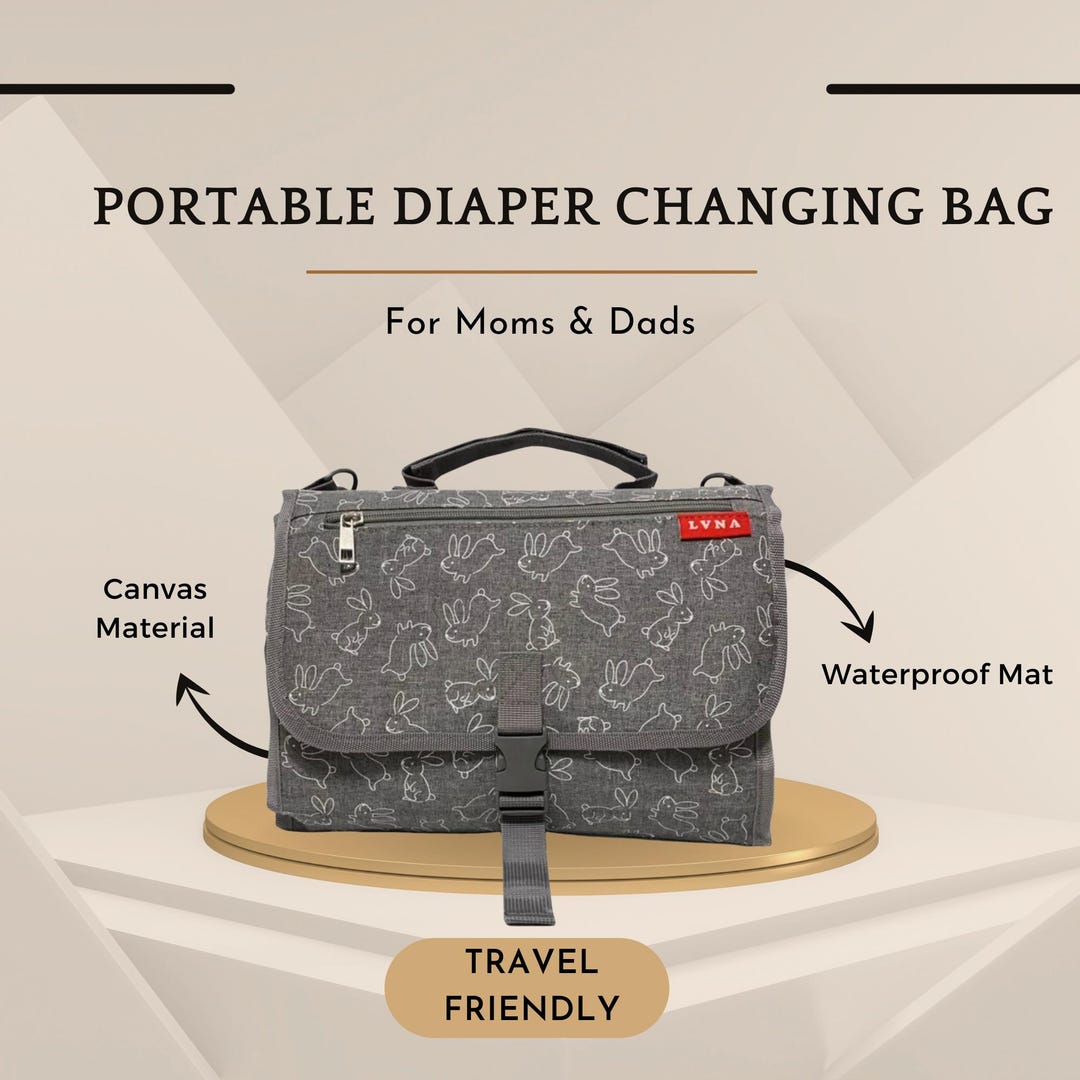 Portable Crossbody Diaper Bag | Stylish Modern Baby Bag | Diaper Bag ...