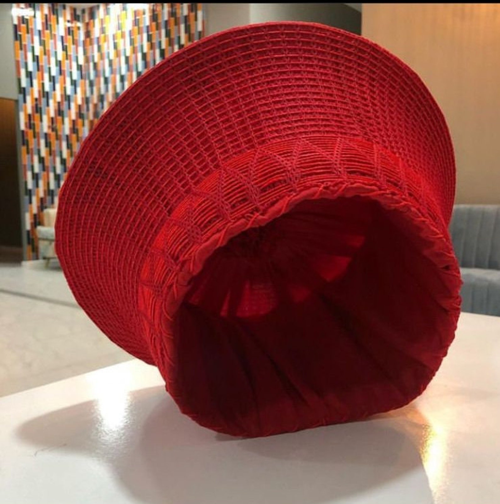 Zulu Hat Without Beads Zulu Beaded Hat Isicholo Bucket Hat South ...