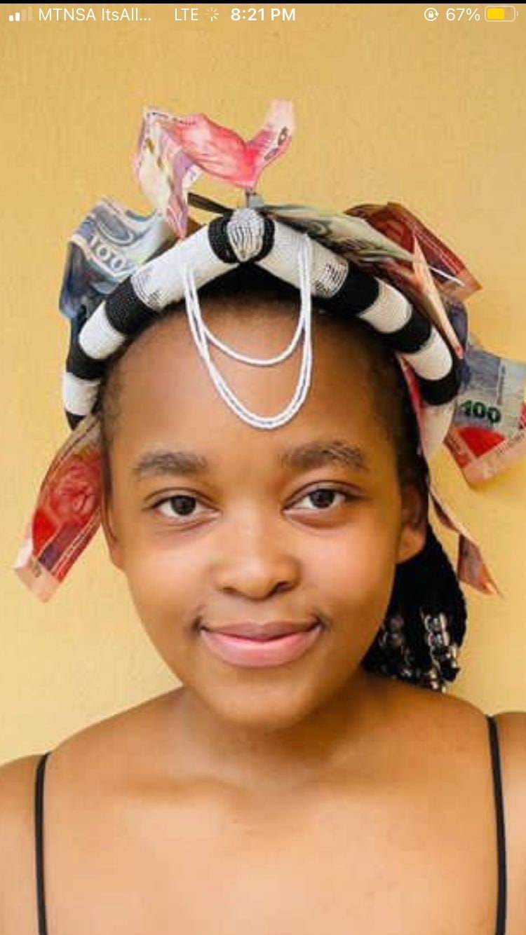 Traditional Beaded Zulu Headband / Thick Handmade Tribal Cultural Head ...