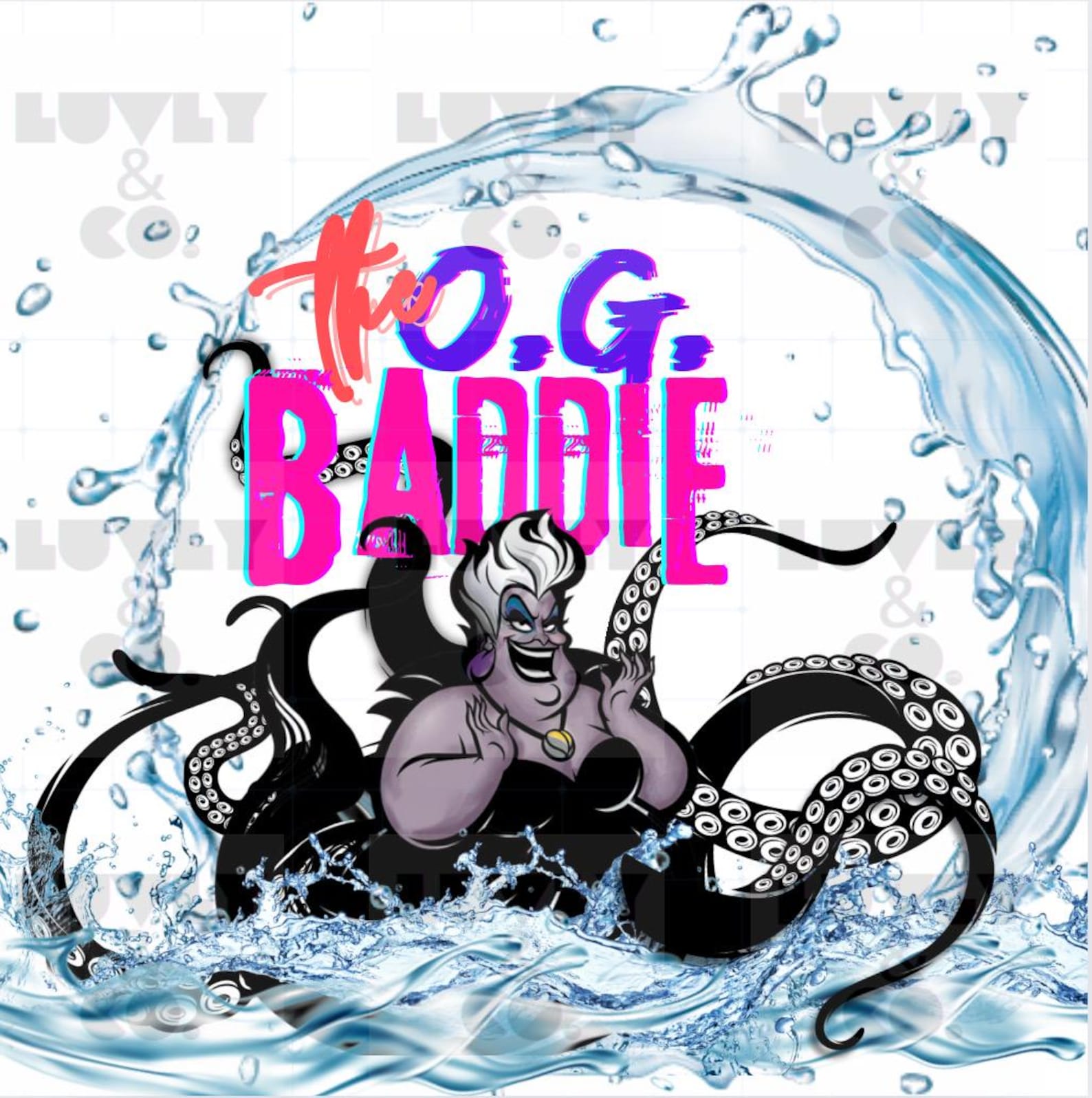 OG Baddie Png Evil Sea Witch Png Bad Girl Png Ursula Png Little Mermaid Png Bad Girl Fun Png ...