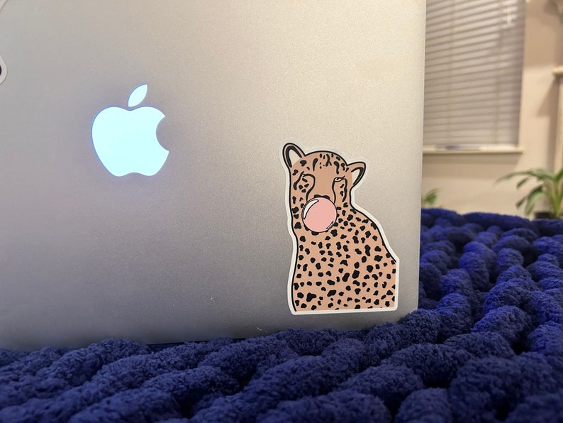 Leopard Sticker Cheetah Stickers, Laptop Stickers, Tumbler Stickers ...