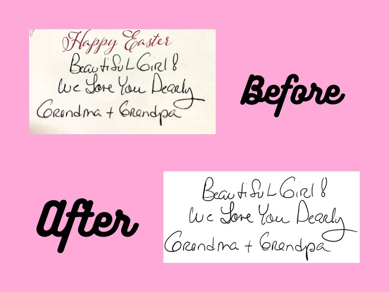 Custom Loved Ones Handwriting Digital File - Etsy
