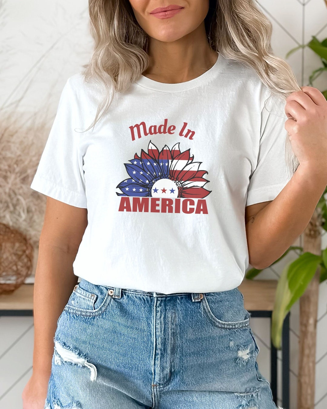 Made in America, Proud American, USA T-shirt, Made in America Tee ...