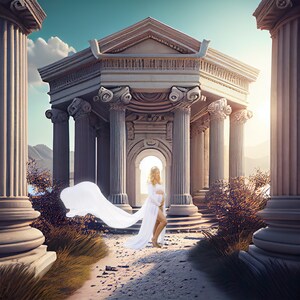 Digital Backdrops, Greek Temple Backdrop, Maternity Backdrop Overlays ...